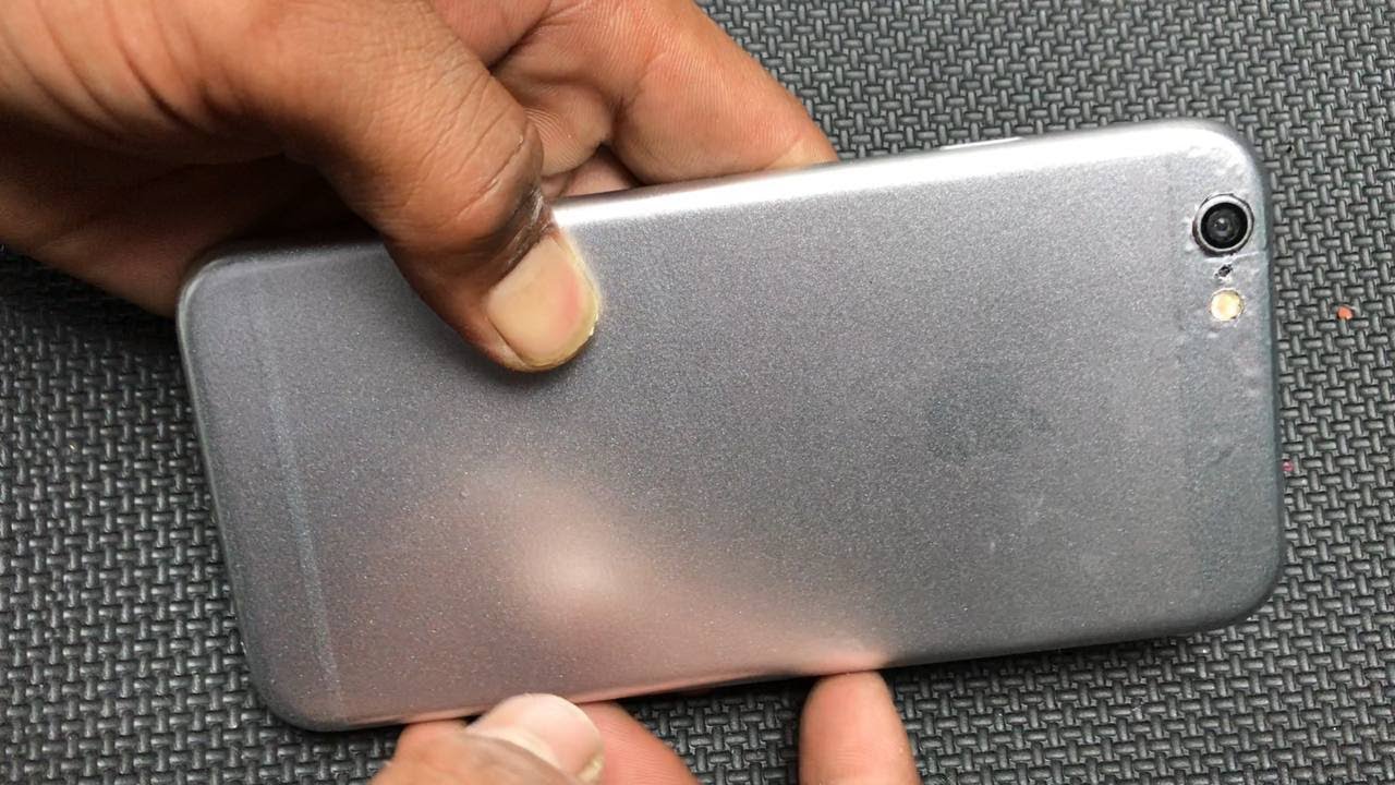DIY: Iphone 6s Convert To Silver Sticker- Wrapping Paper Phone - YouTube