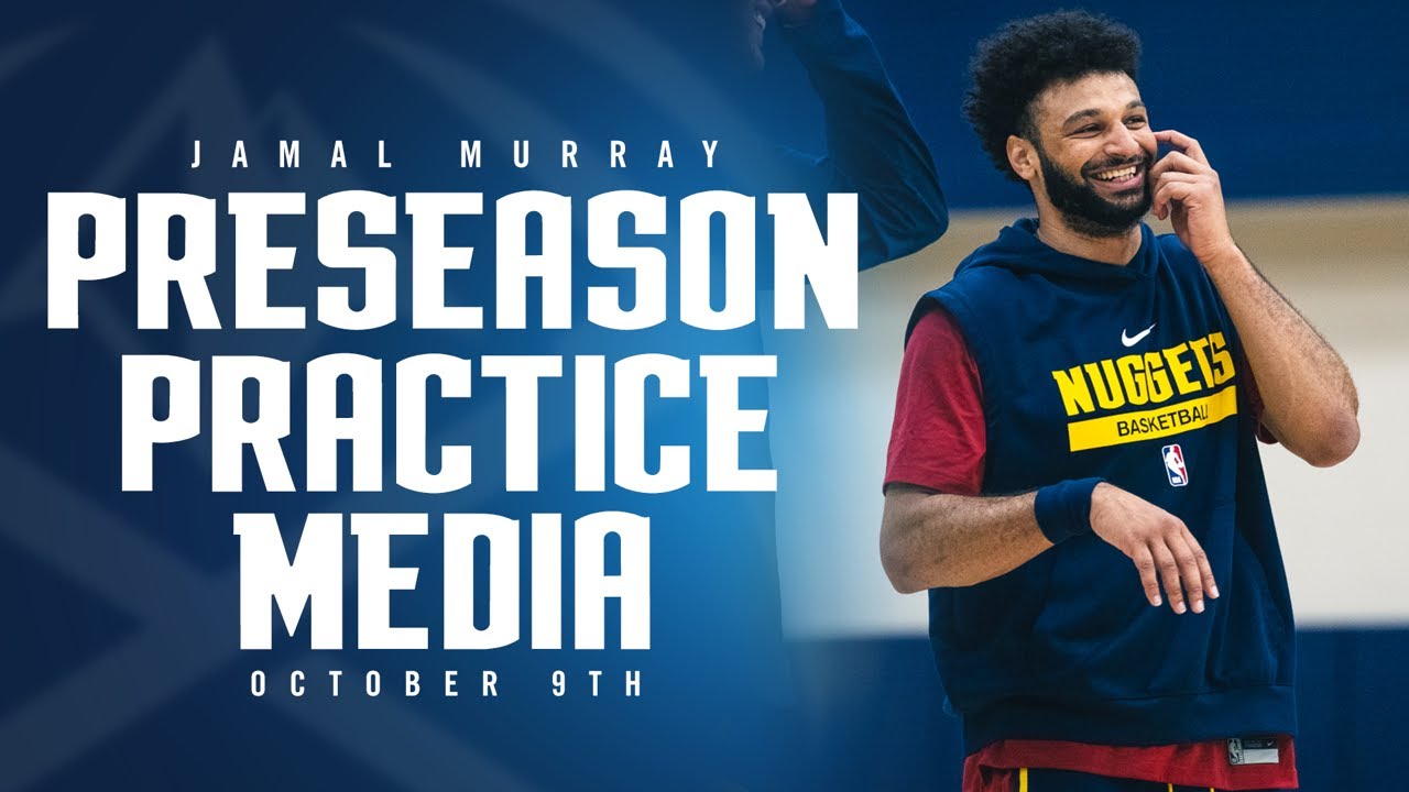 Jamal Murray Post Practice Media 🎙 | Denver Nuggets Preseason - YouTube