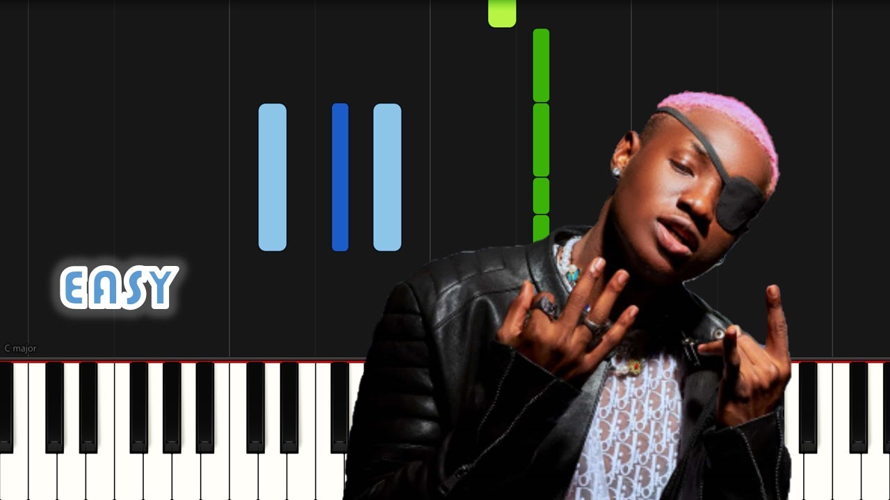 Ruger - Dior | EASY PIANO TUTORIAL by Synthly - YouTube