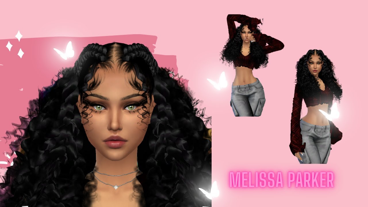 How to make a pretty sim| Melissa Parker| Sims 4 - YouTube