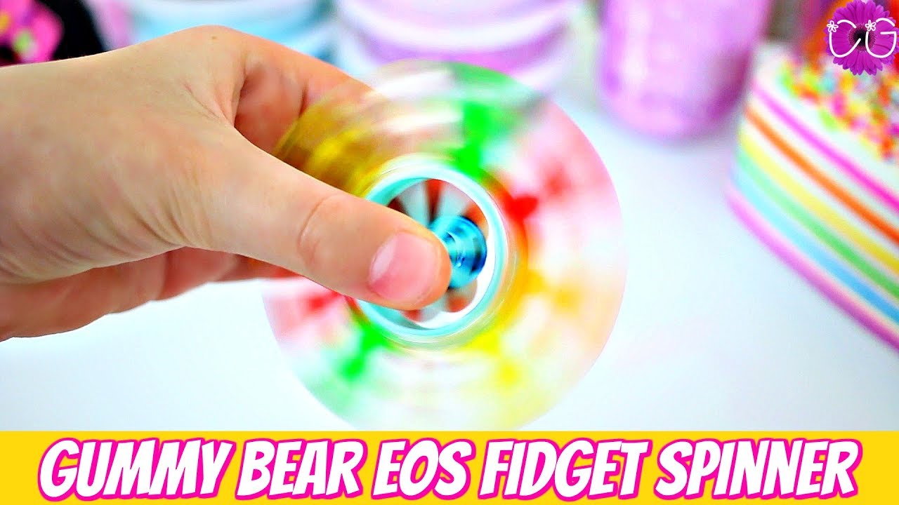 EOS FIDGET SPINNER WITH GUMMY BEARS! - YouTube