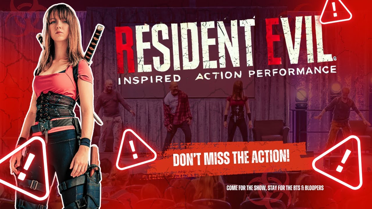 🎬 Resident Evil-Inspired Live Action Performance | London Comic Con ...