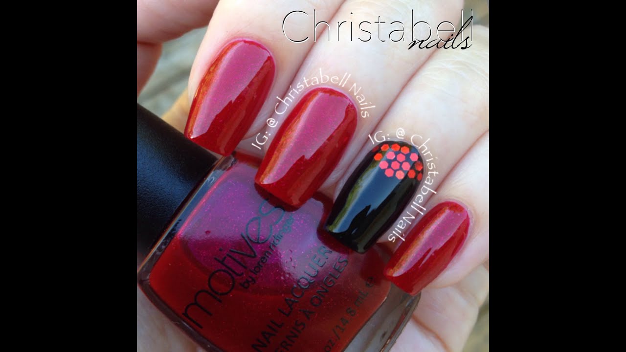 ChristabellNails -- Motives Cosmetics Ruby Slipper - YouTube