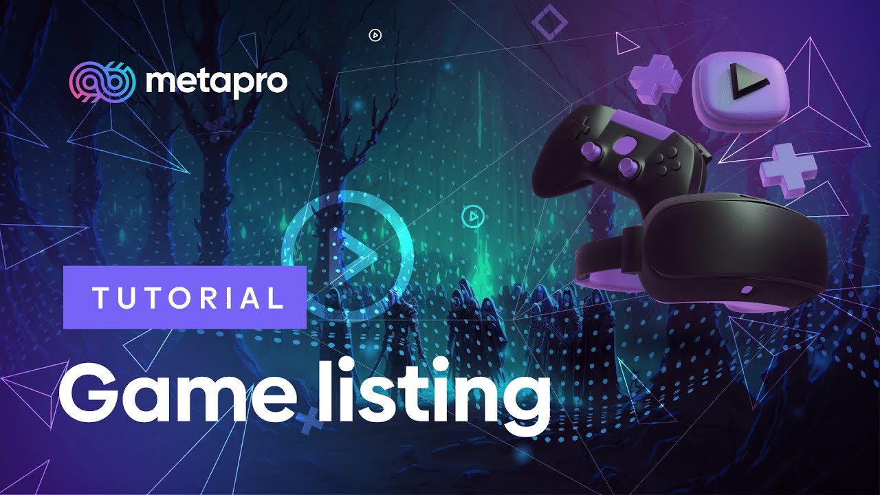 How to list game on metapro market - YouTube