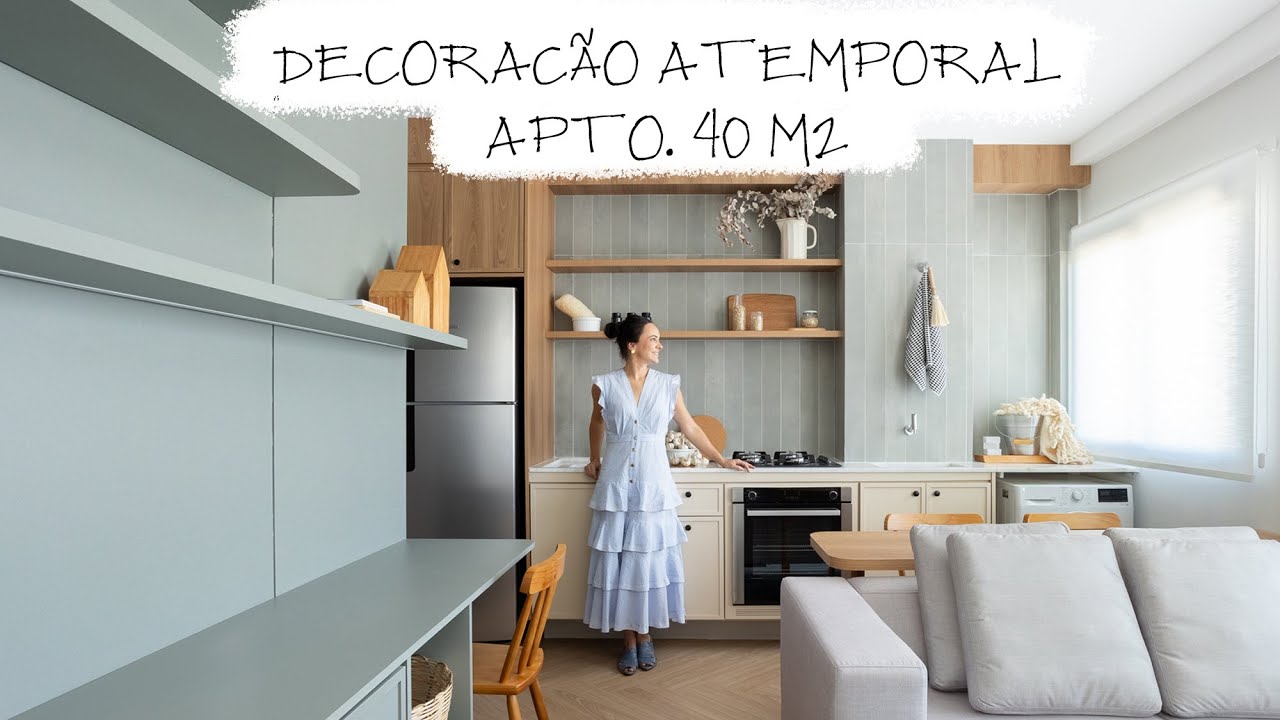 DECOR ATEMPORAL APTO 40 m2 - YouTube