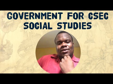 Government for CSEC Social Studies - YouTube