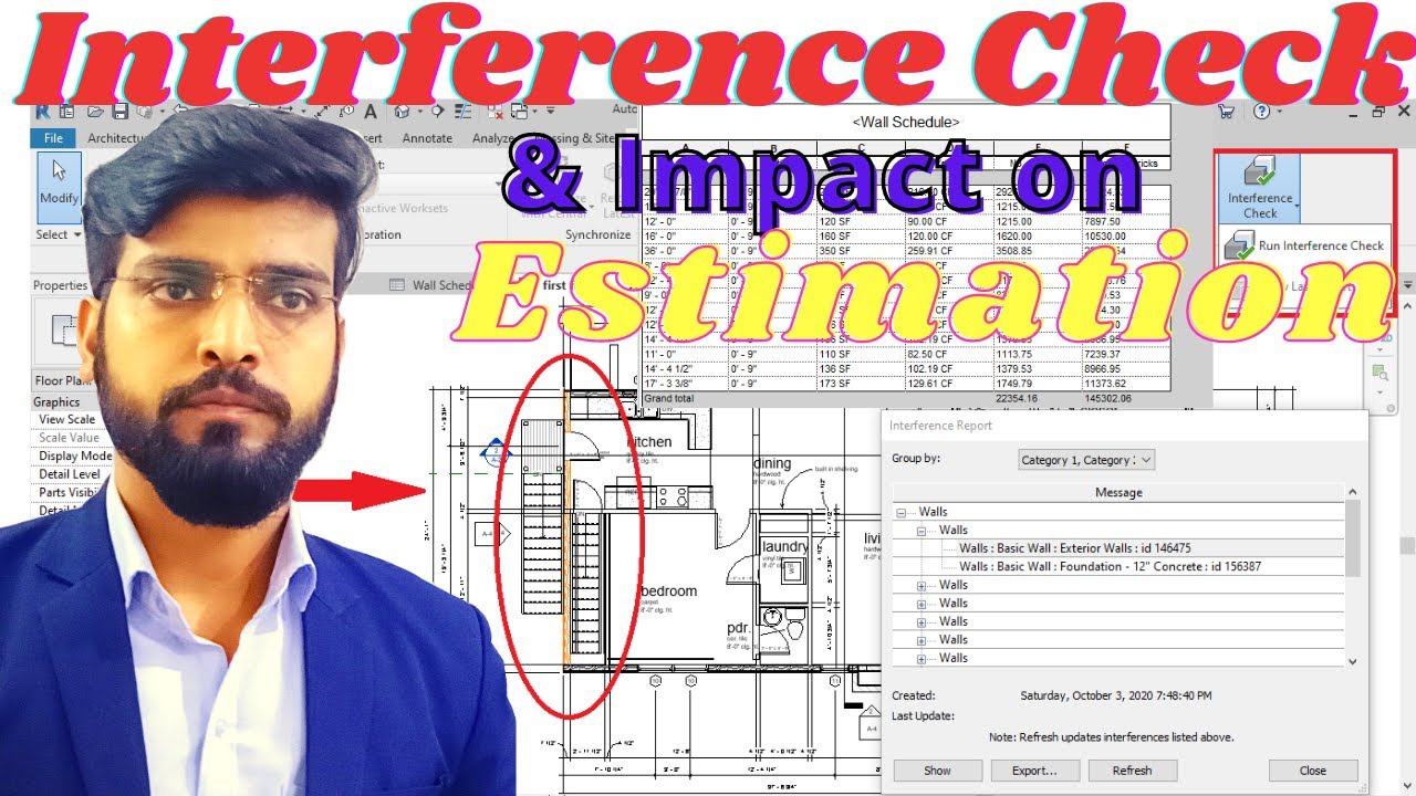 Interference Check in Revit | Solution Video #Tricks | Pts CAD Expert ...