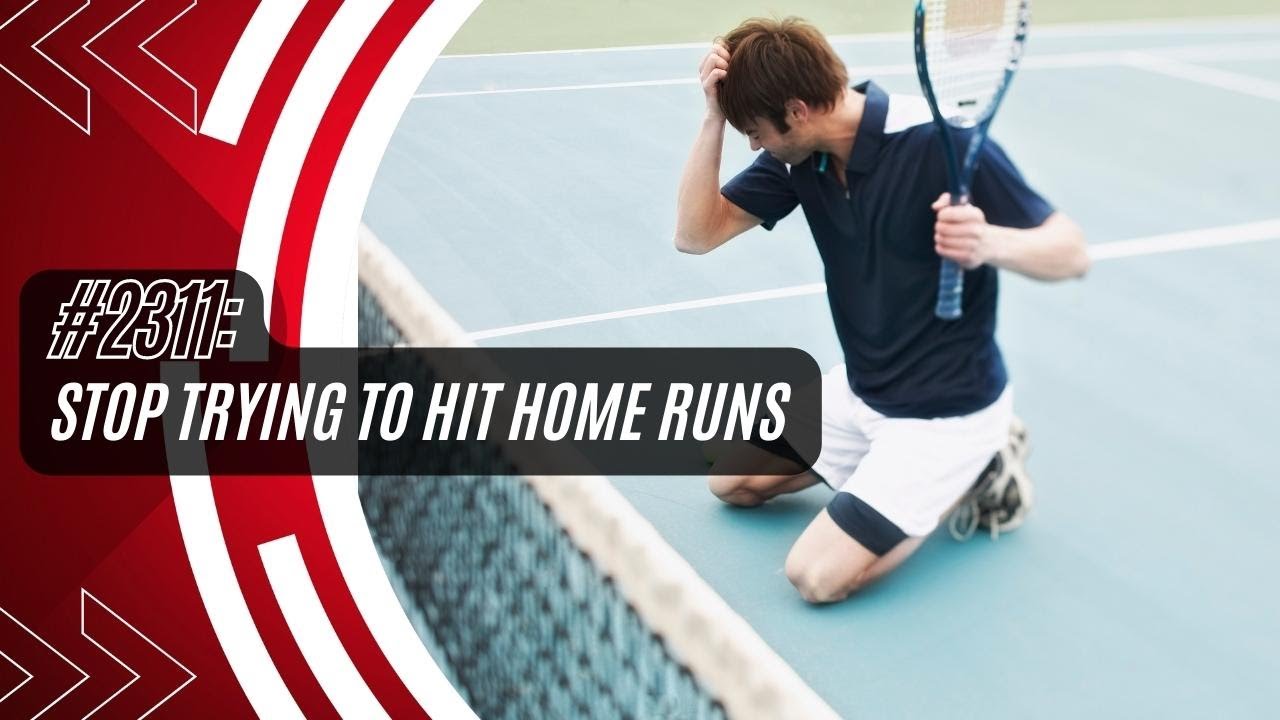 Stop Trying To Hit Home Runs - YouTube