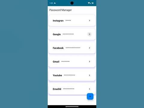 Password Manager App using Jetpack Compose Kotlin - YouTube