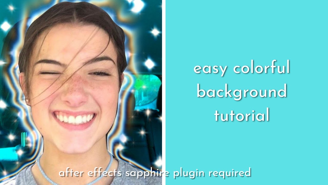 EASY COLORFUL BACKGROUND ON AFTER EFFECTS - YouTube