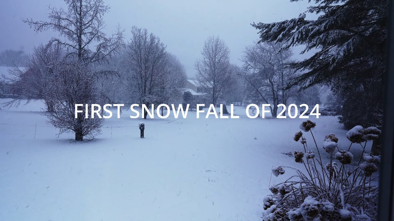 👉 Dazzling Winter Wonderland ️ – The First Snowfall of 2024 in ...