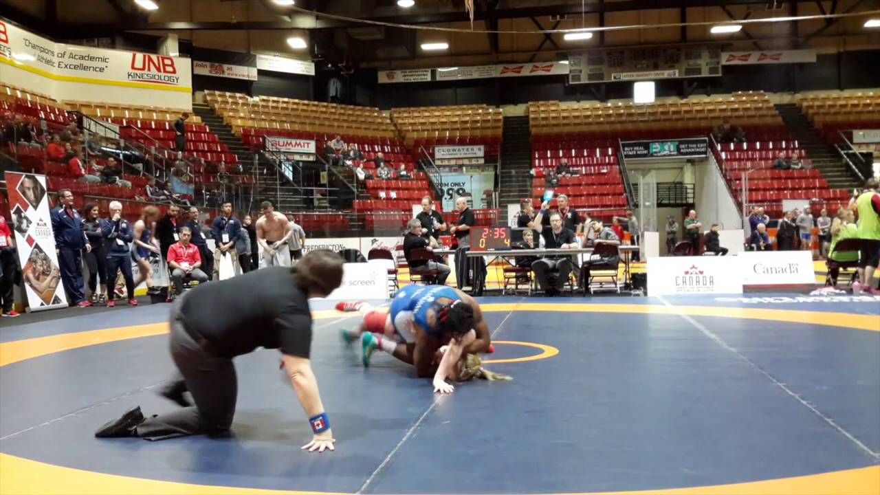 2016 Canadian Senior Championships: 63 kg Taylor Cartwright vs ...