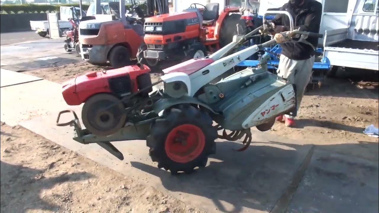 Японский мотоблок YANMAR 8 л.с. Дизель - YouTube