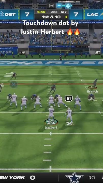 Touchdown Dot By Justin Herbert🔥🔥 Madden24 Madden23 Madden24clips