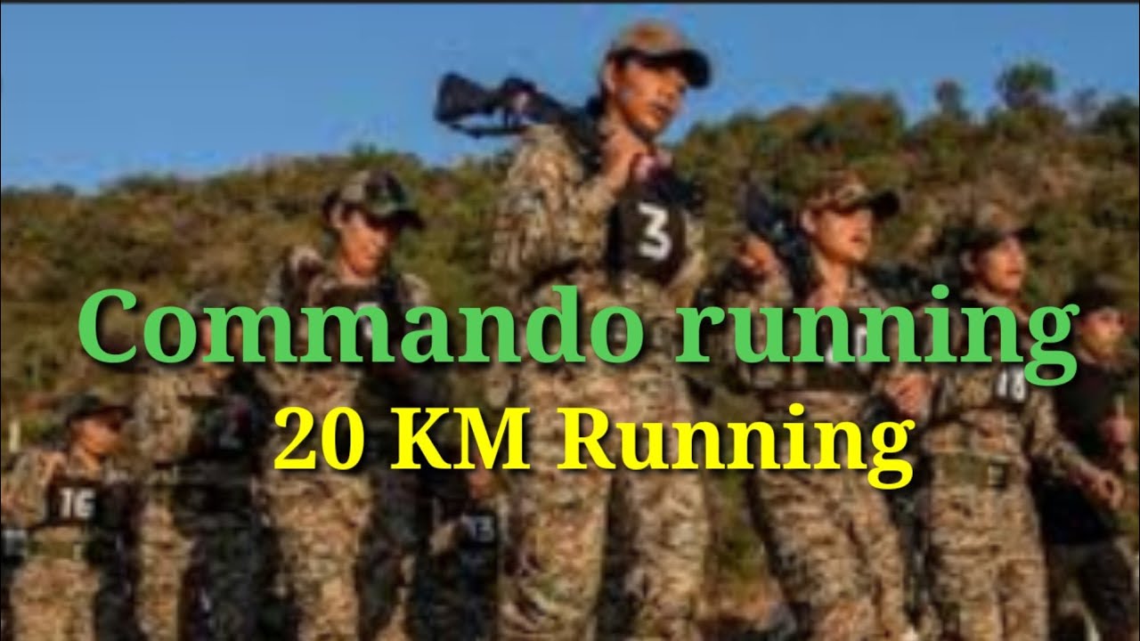 20 km running | Commando running | BPET test for commando - YouTube