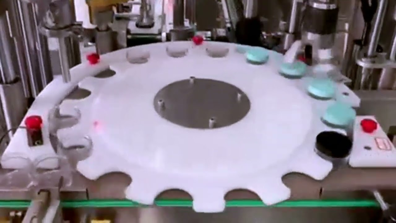 Rotary jars filling capping machine cosmetic cream filler capper ...