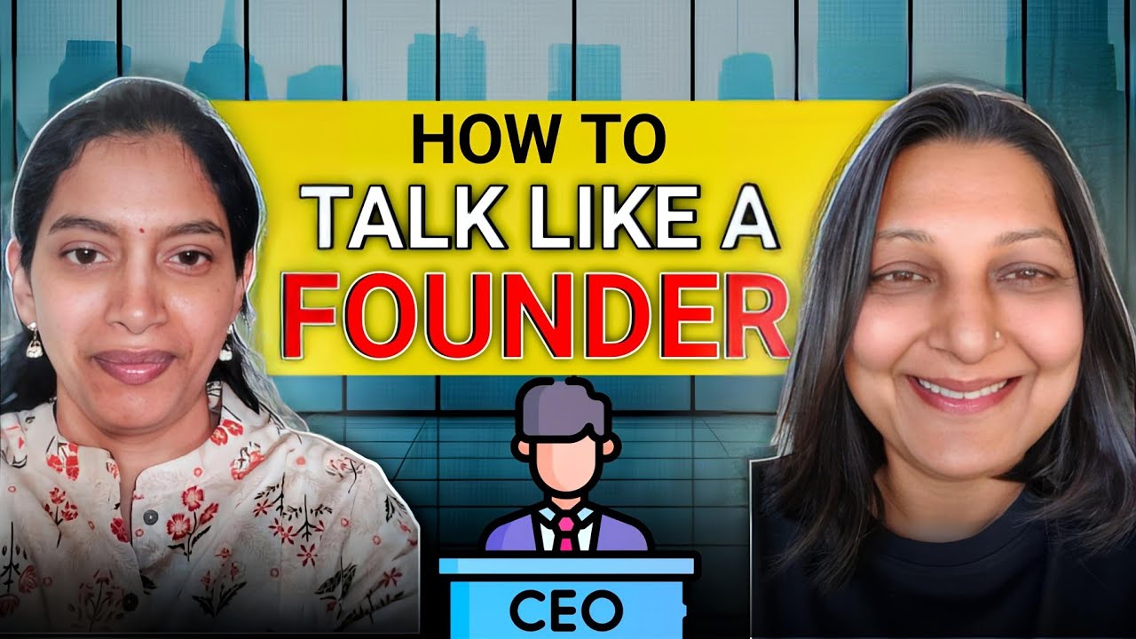 Talk like a FOUNDER / CEO. Excellent tips!! - YouTube
