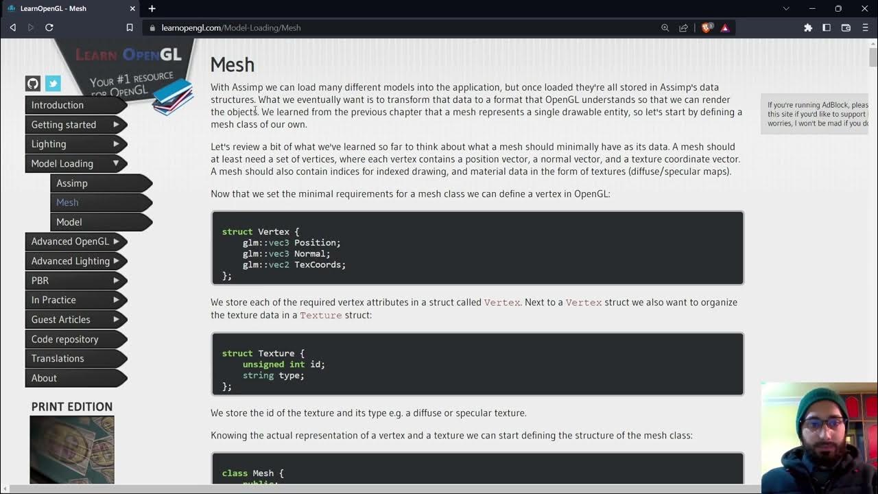 Learning Opengl Day 12 Model Loading With Assimp Youtube