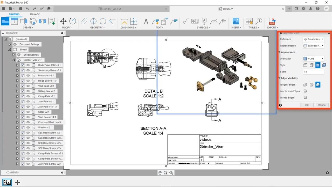 Activity 5 Create an exploded view - YouTube
