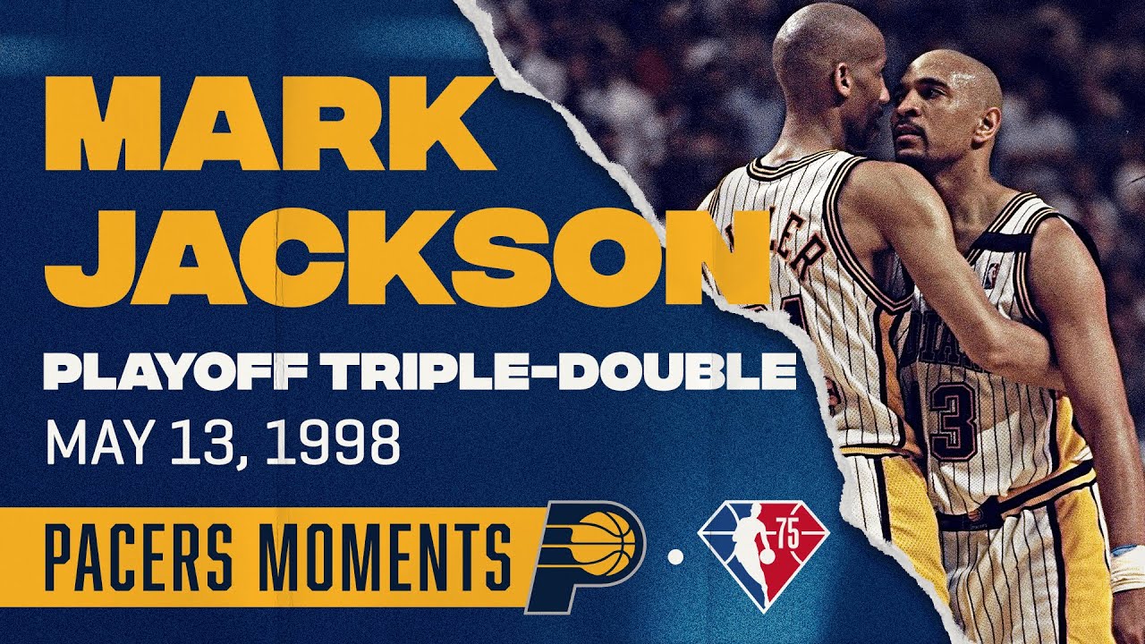 Mark Jackson Records First Playoff Triple-Double in Indiana Pacers ...