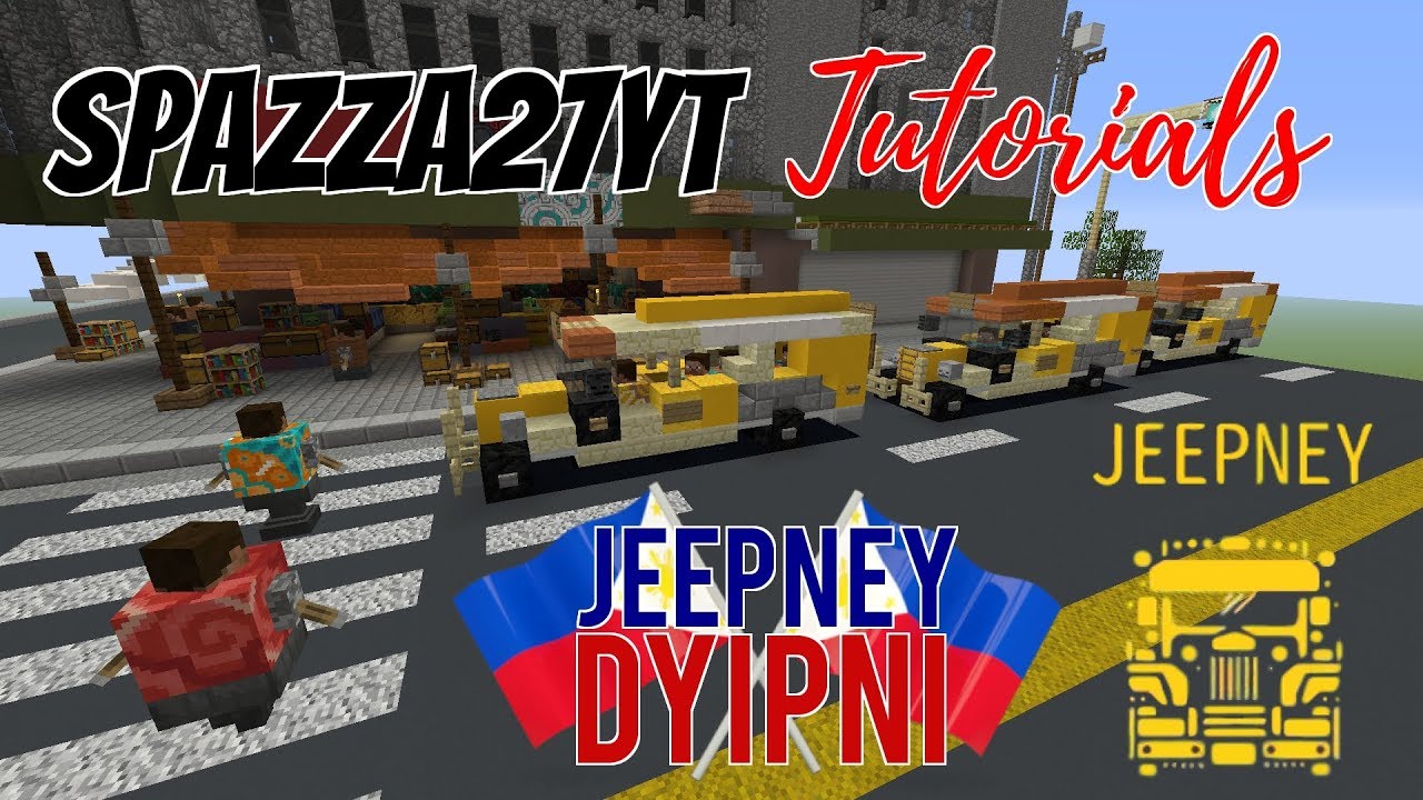 Minecraft Jeepney Philippines - Dyipni Pilipinas Tutorial - YouTube