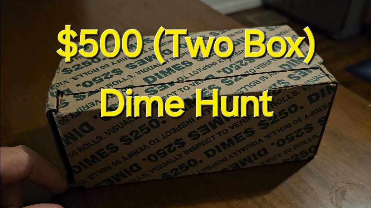 Hunting Two Boxes of Dimes - No Leaf Unturned Looking To Finally Find ...