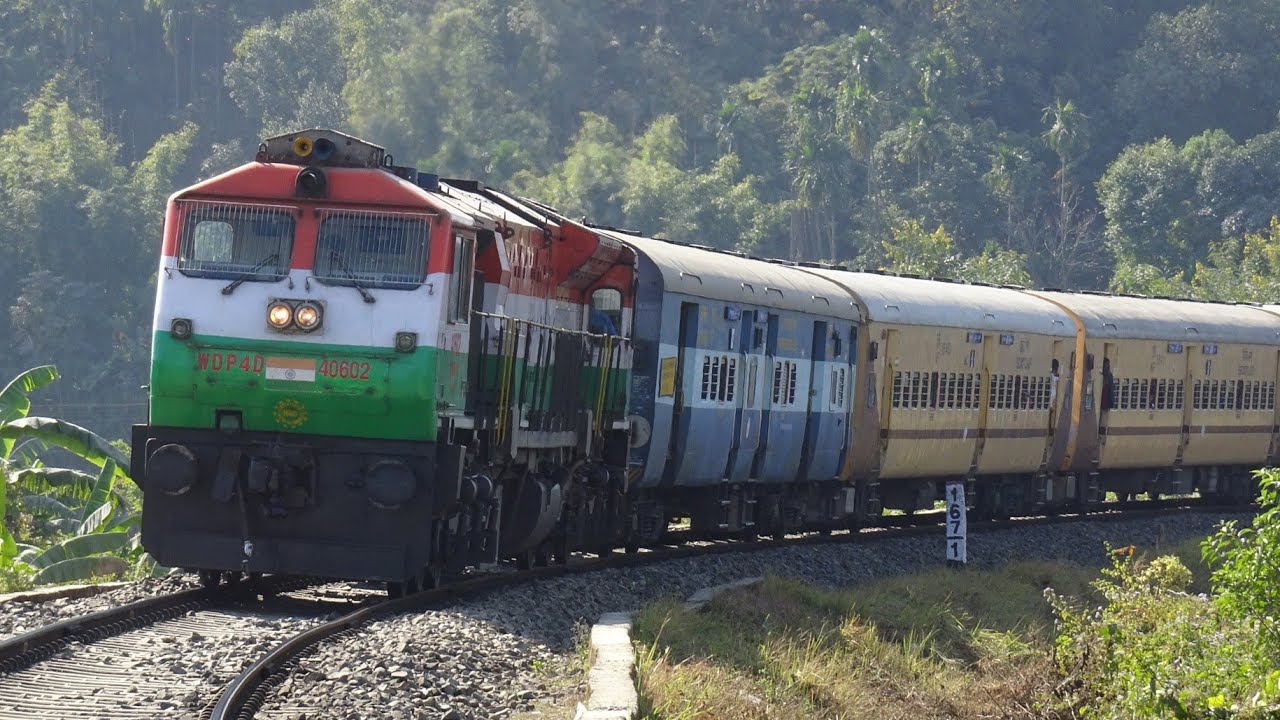 [2 in 1] 05615 Guwahati-Silchar Express Special Train powered by WDG4D ...