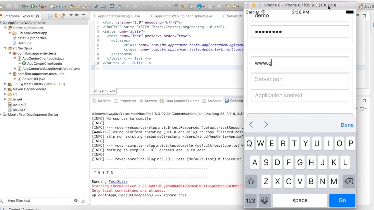 UIAutomation (AppCenter) using Appium/webdriver frameworks - YouTube