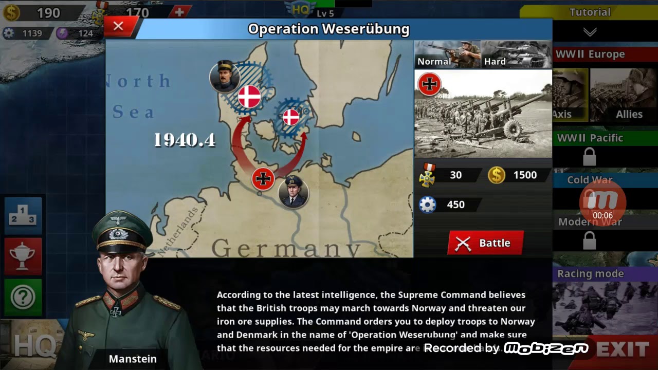 How to beat Axis scenario mission Blitzkrieg on WC4 - YouTube