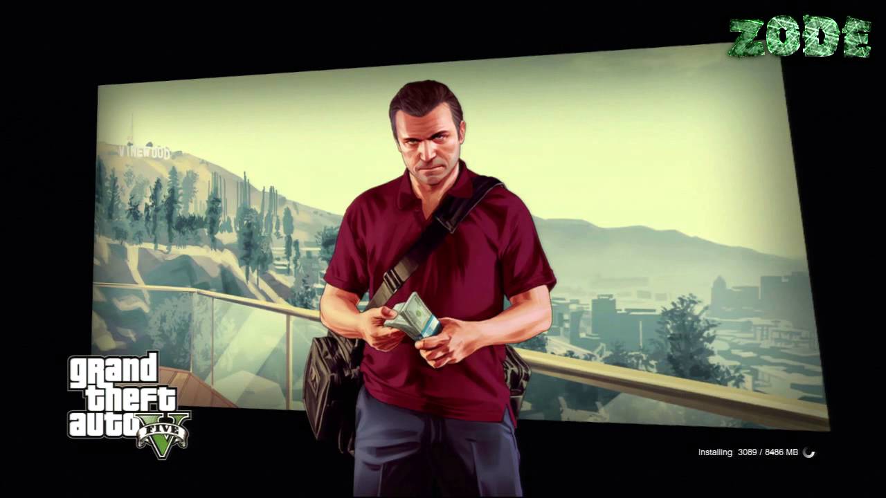 GTA V Install Screen - YouTube