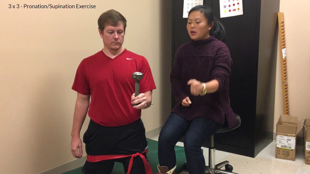3x3 - Forearm Pronation/Supination Exercise - YouTube