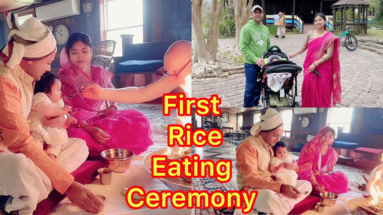 Annaprashan ceremony/First Rice Eating Ceremony/mukhe bhat ceremony ...