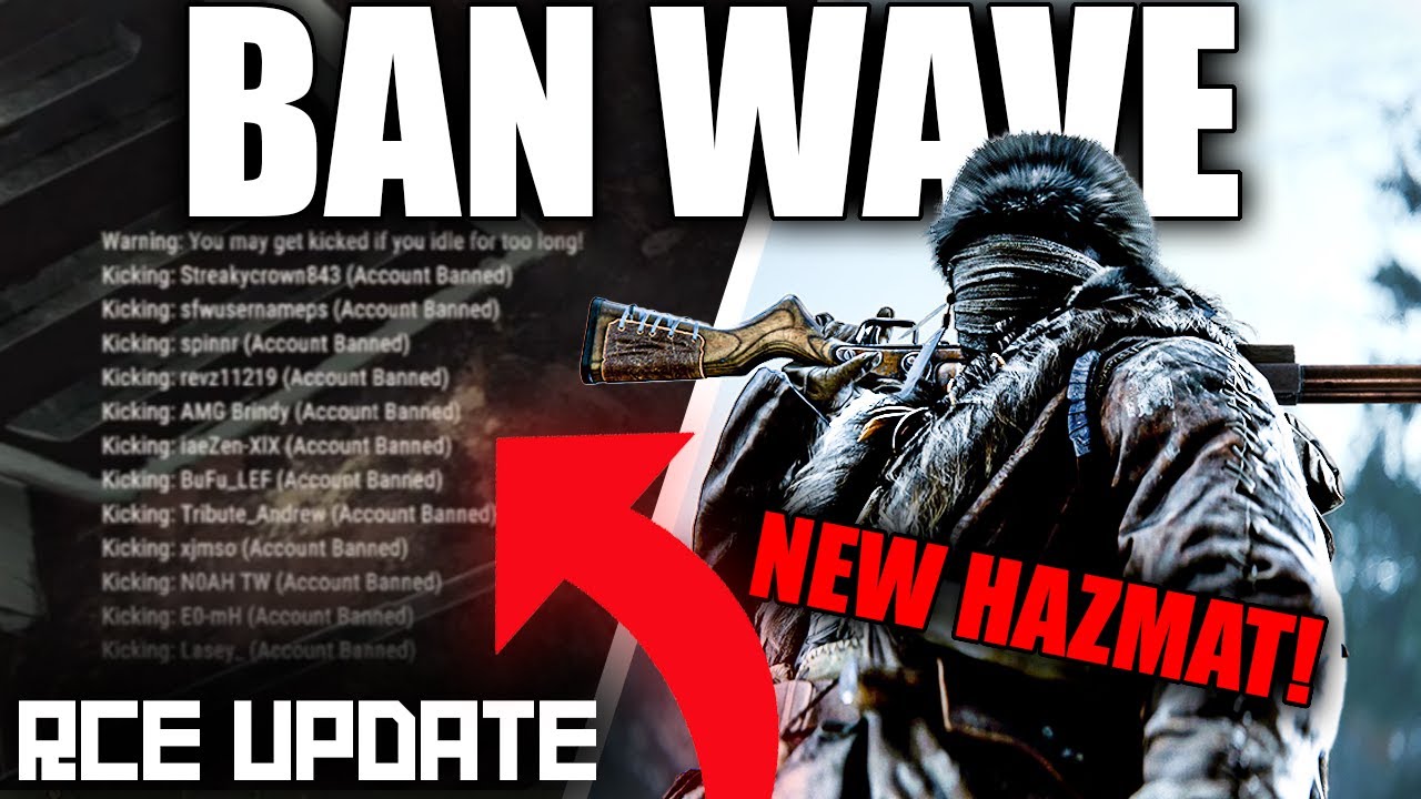 RUST CONSOLE UPDATE! Ban Wave, Next Update, DLC Hazmat Skin, Recoil ...