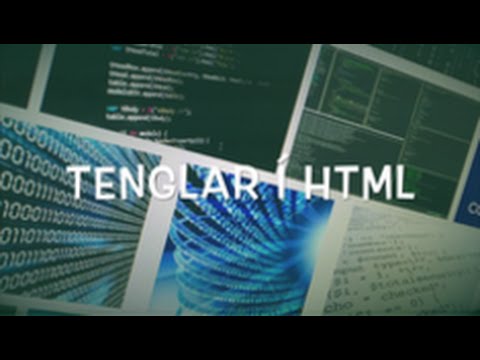 HTML 5 - Tenglar - YouTube