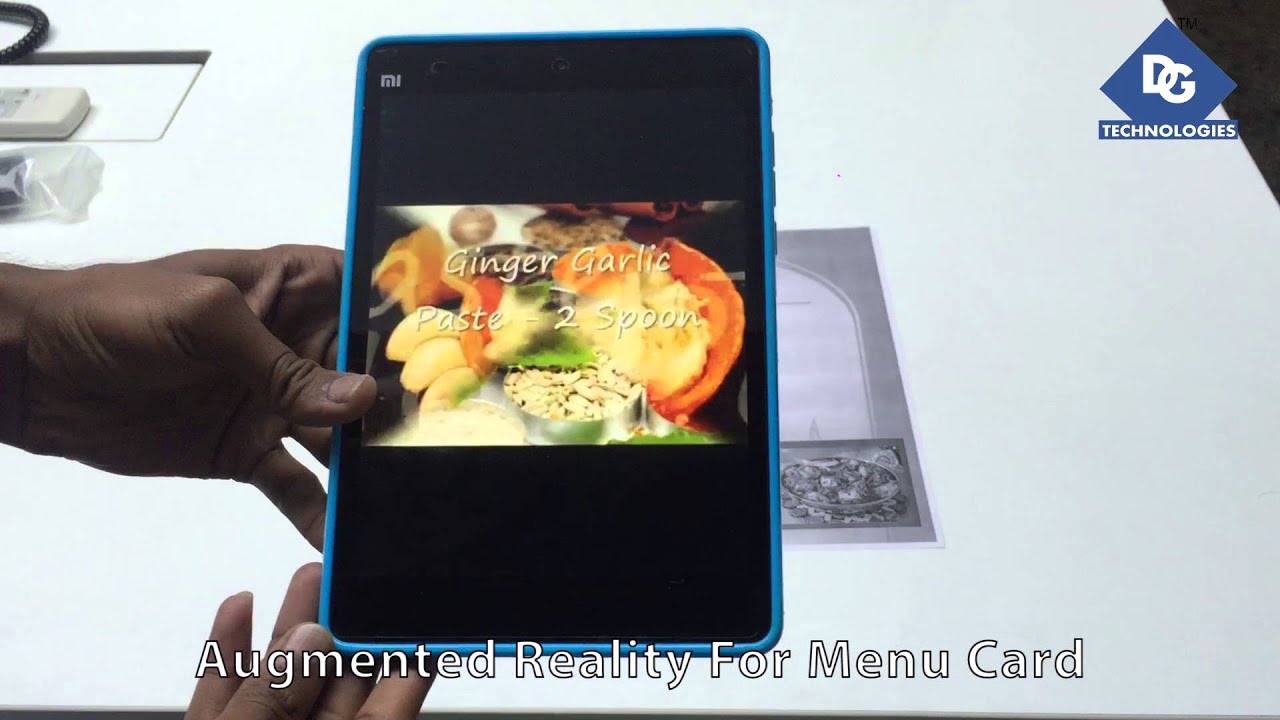 Augmented Reality For Hotel Industry | Restaurants | Menu Card (Part02 ...