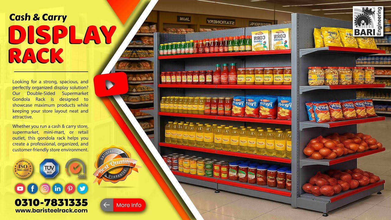 Cash & Carry Racks in Pakistan | Best Store Display Racking Solutions ...