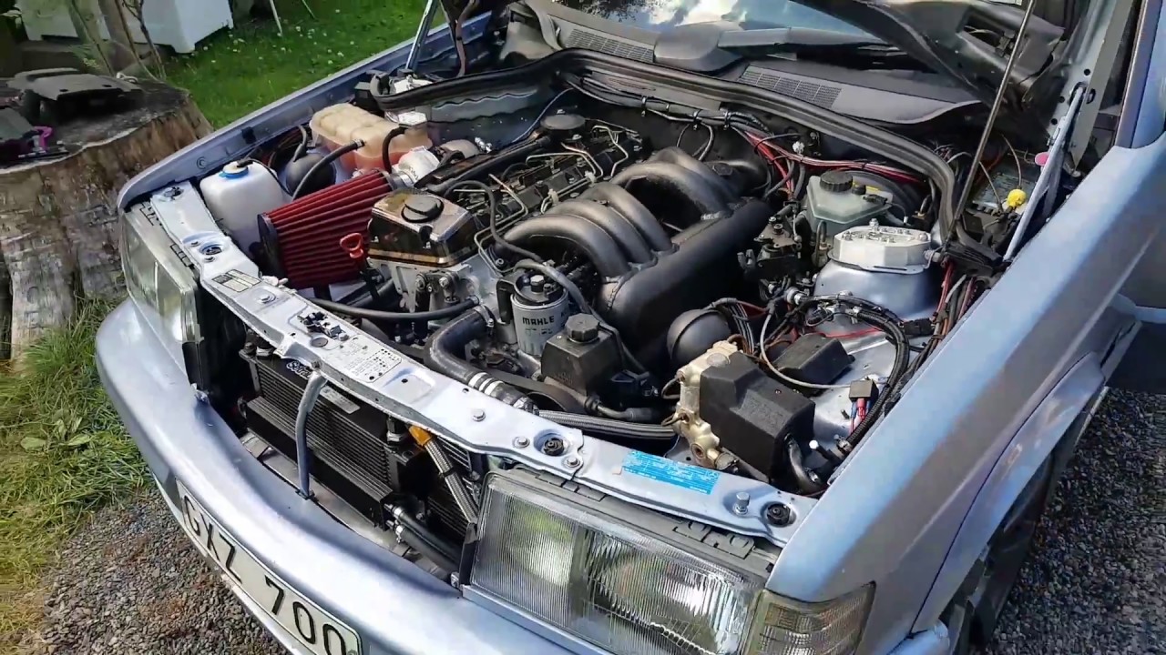 Mercedes 190 OM605 Stroker Superturbo - YouTube