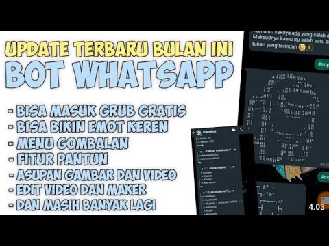 NOMOR BOT WA BISA BIKIJ STIKER BISA DI masukin grub!!