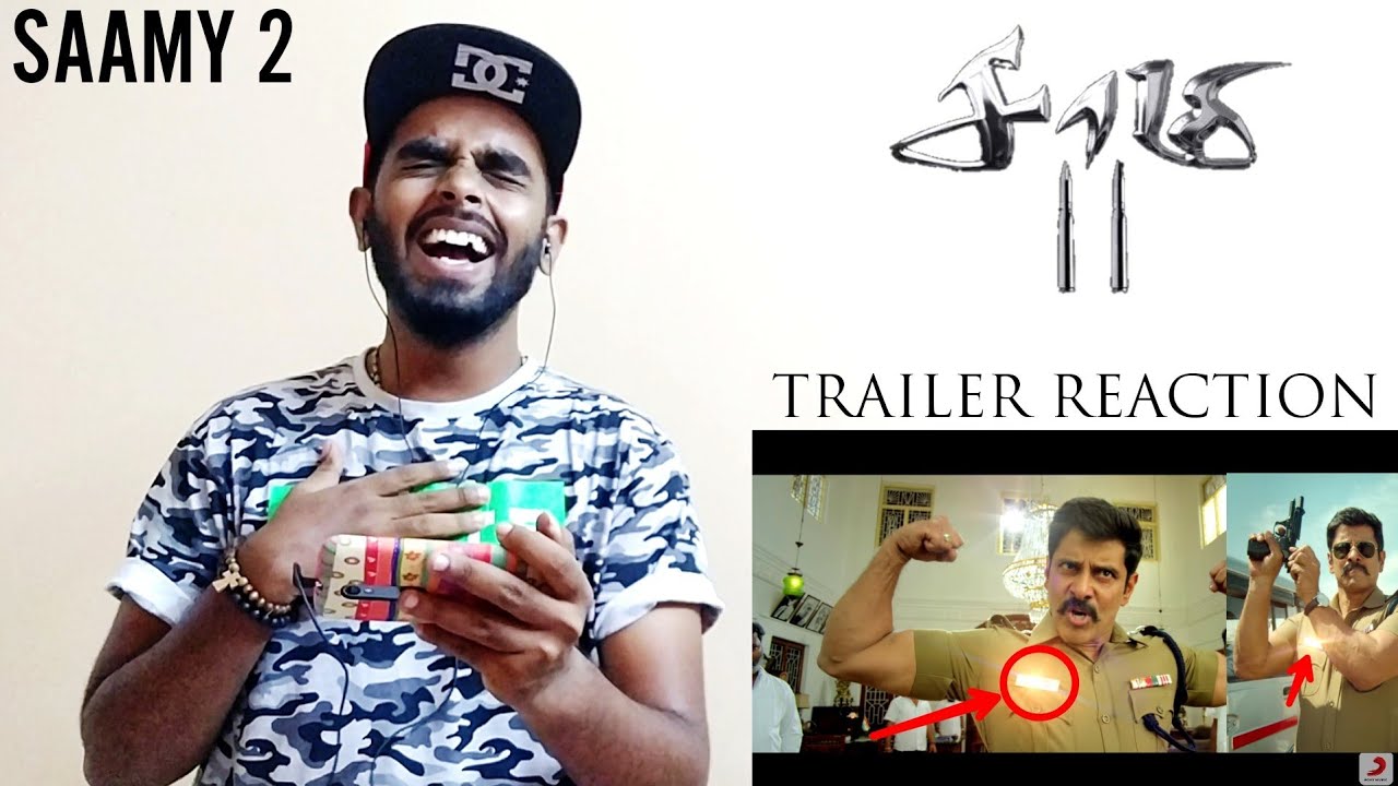 Saamy 2 Official Trailer Reaction & Review - Saamy Square Trailer ...