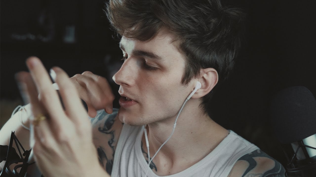 ASMR up close ear to ear whispers and hand sounds - YouTube