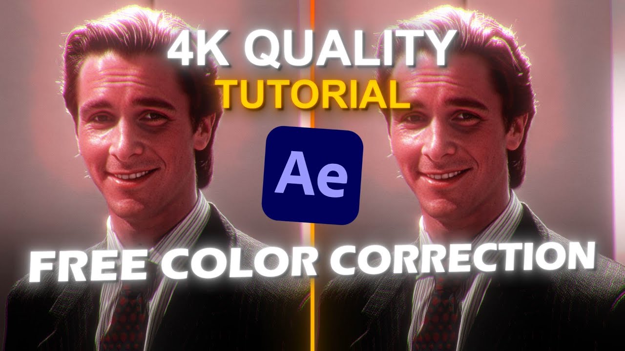 4K Quality Tutorial After Effects | 4K Color Correction Preset - YouTube