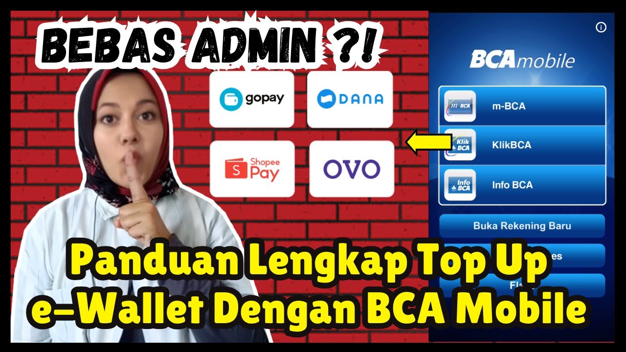 Panduan Lengkap Top Up e Wallet Dengan BCA Mobile, topup gopay dana ovo ...