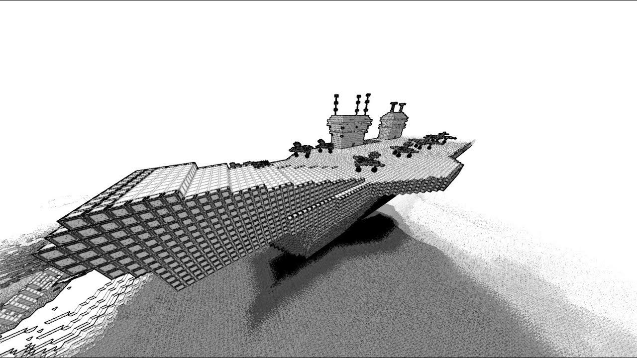 Minecraft: Lets Build: HMS Queen Elizabeth - YouTube