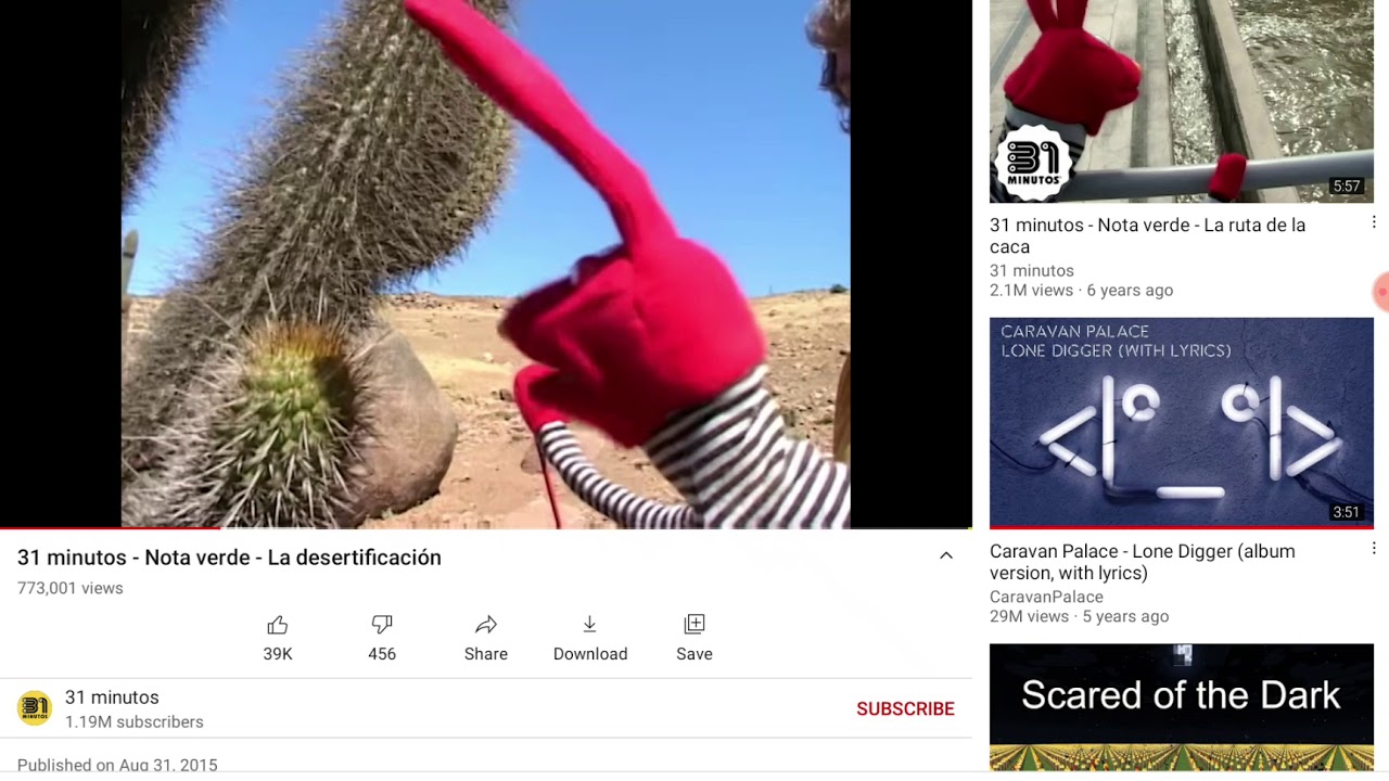 puppet touches cactus meme origin - YouTube