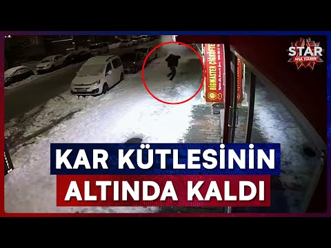 Genç Kız Çatıdan Düşen Kar Kütlesinin Altında Kaldı | Star Ana Haber