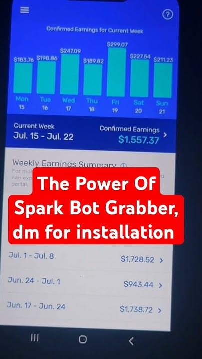 How to maximize earning on the spark driver app with bot #walmartspark #sparkdriver # ...