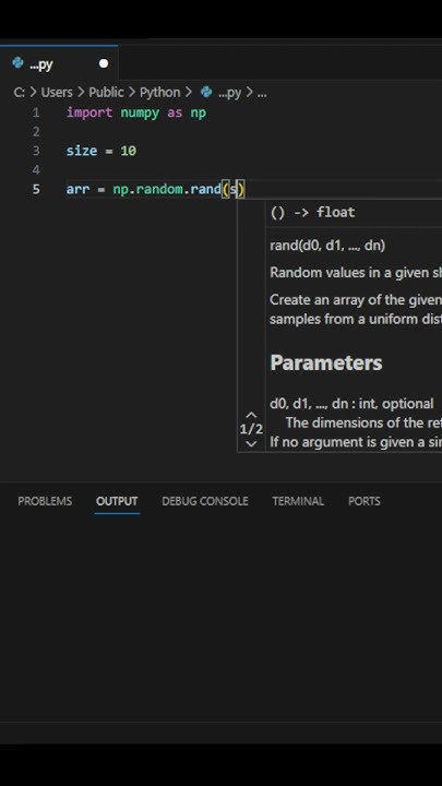 Random numbers using NumPy - YouTube