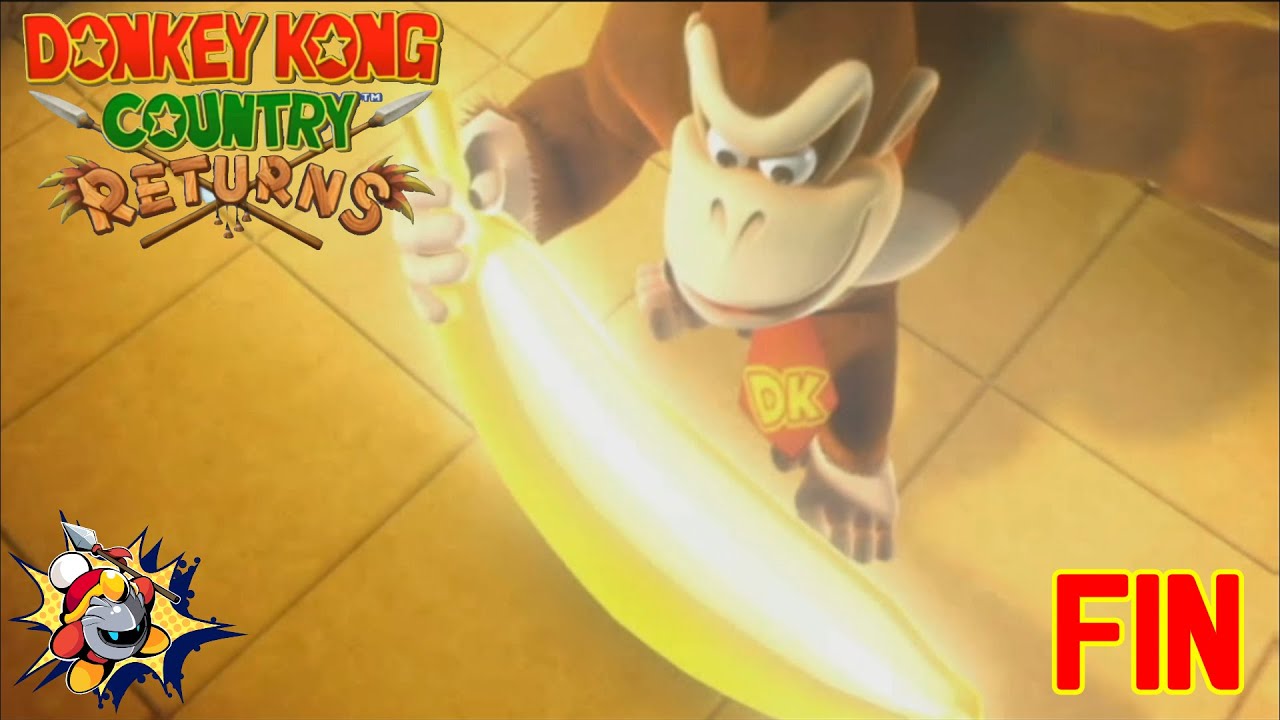 Donkey Kong Country Returns Finale - "OOH, BANANA! DONK-DONK-DONKEY ...