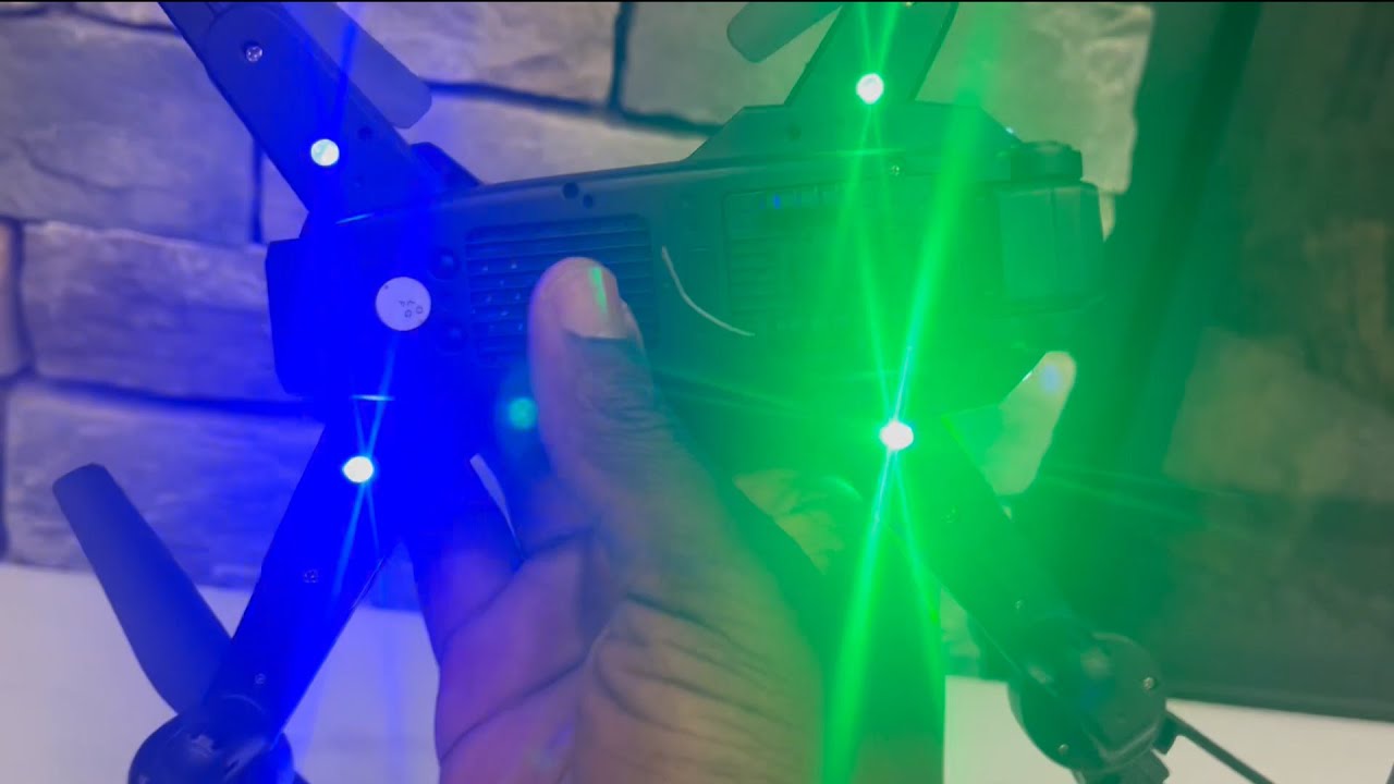 Drone Unboxing And Flight Testing with laser light. Bat rider # ...