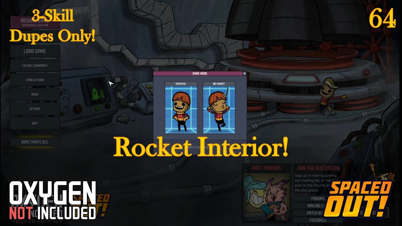 Oxygen Not Included - Rocket Interior! - YouTube